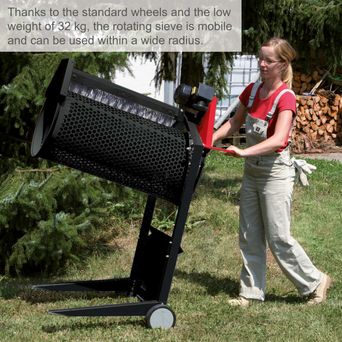 Rotating Soil Sieve RS400 | Screening & Sifting | Adjustable Drum ...